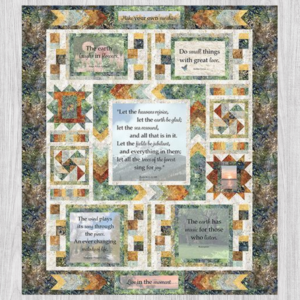 Nature’s Symphony Quilt Kit – Sew & Sews Inc.