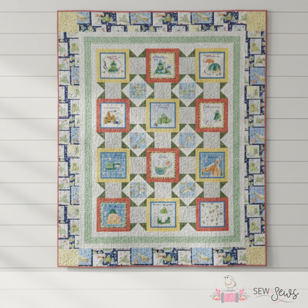 Toby the Turtle Quilt Kit – Quilt 1 – Sew & Sews Inc.